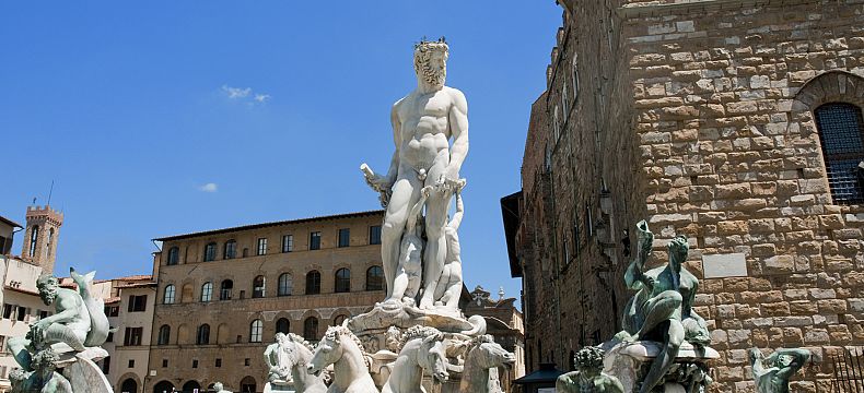Náměstí Piazza della Signoria: centrum politického života Florencie ...